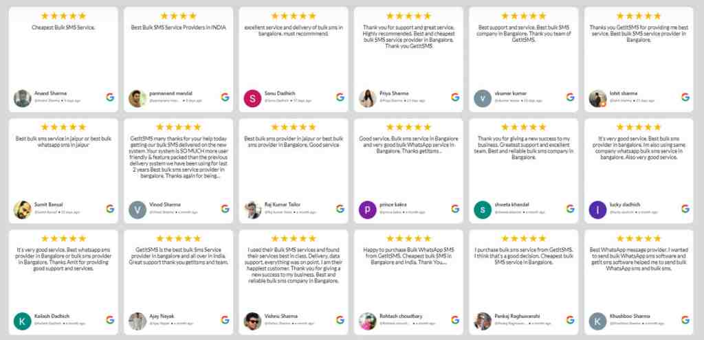 Top Google Customer Reviews Examples On Website - Tagembed