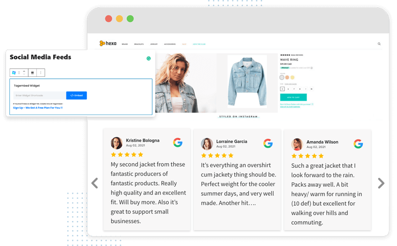 Embed Google Reviews Widget Plugin For WordPress Website
